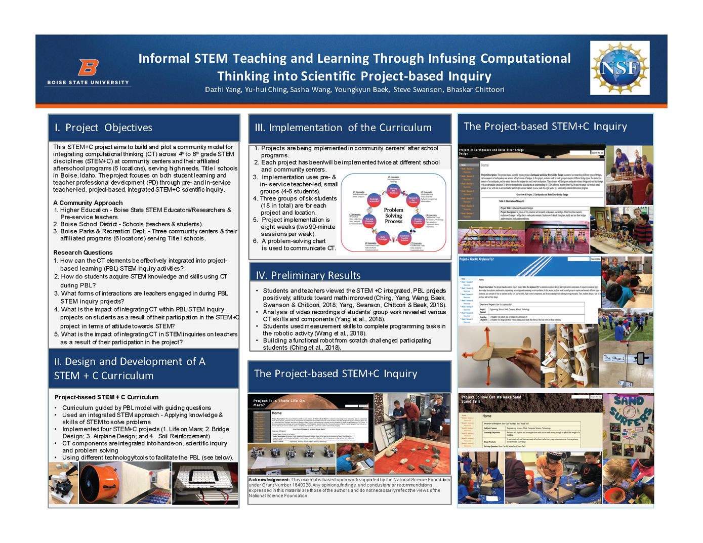 Informal Stem Teaching And Learning Through Infusing Computational